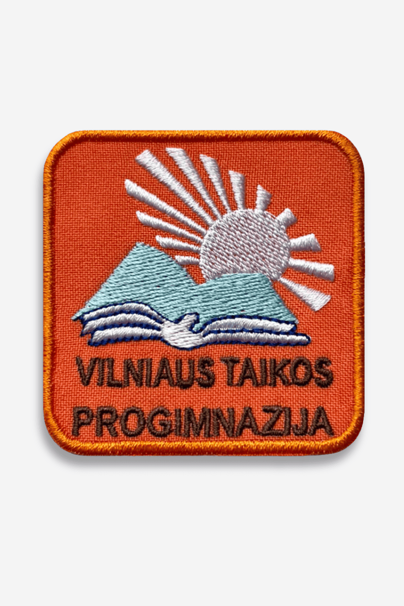 Vilniaus Taikos progimnazijos emblema - 8togo